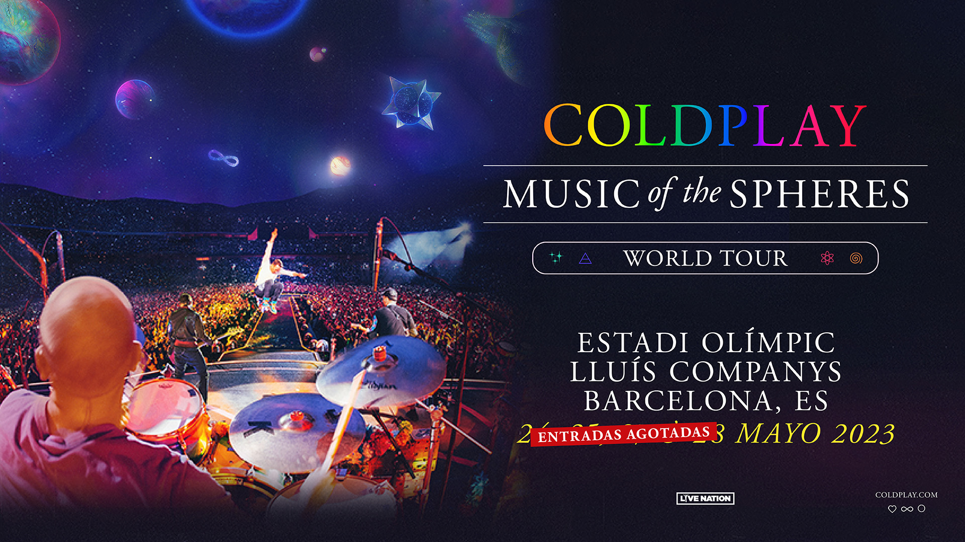 Coldplay fan història i omplen quatre dies l’Estadi Olímpic el 2023 ...